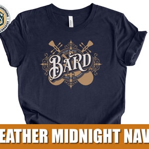 Dnd Bard Shirt, Vintage Font Bard Tshirt, Gift for Dungeons and Dragons ...