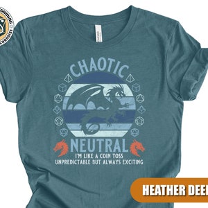 D&D Chaotic Neutral Shirt, Dnd Gift for Players, Dungeons and Dragons ...