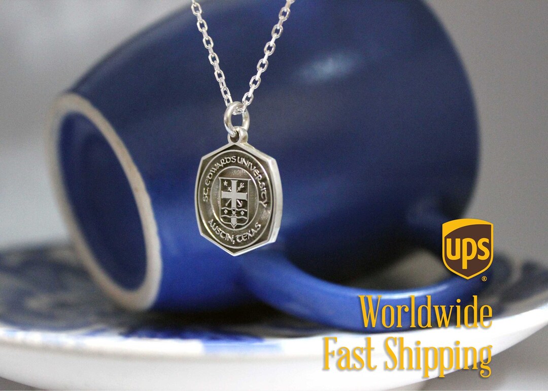 Custom Engraved Class Charm Necklace With Sterling Silver, Personalized ...