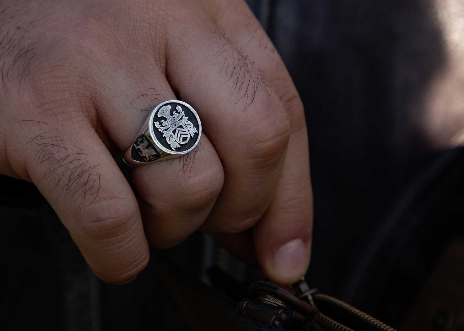 Personalized Signet Ring Custom Made Family Crest Signet Ring | Etsy