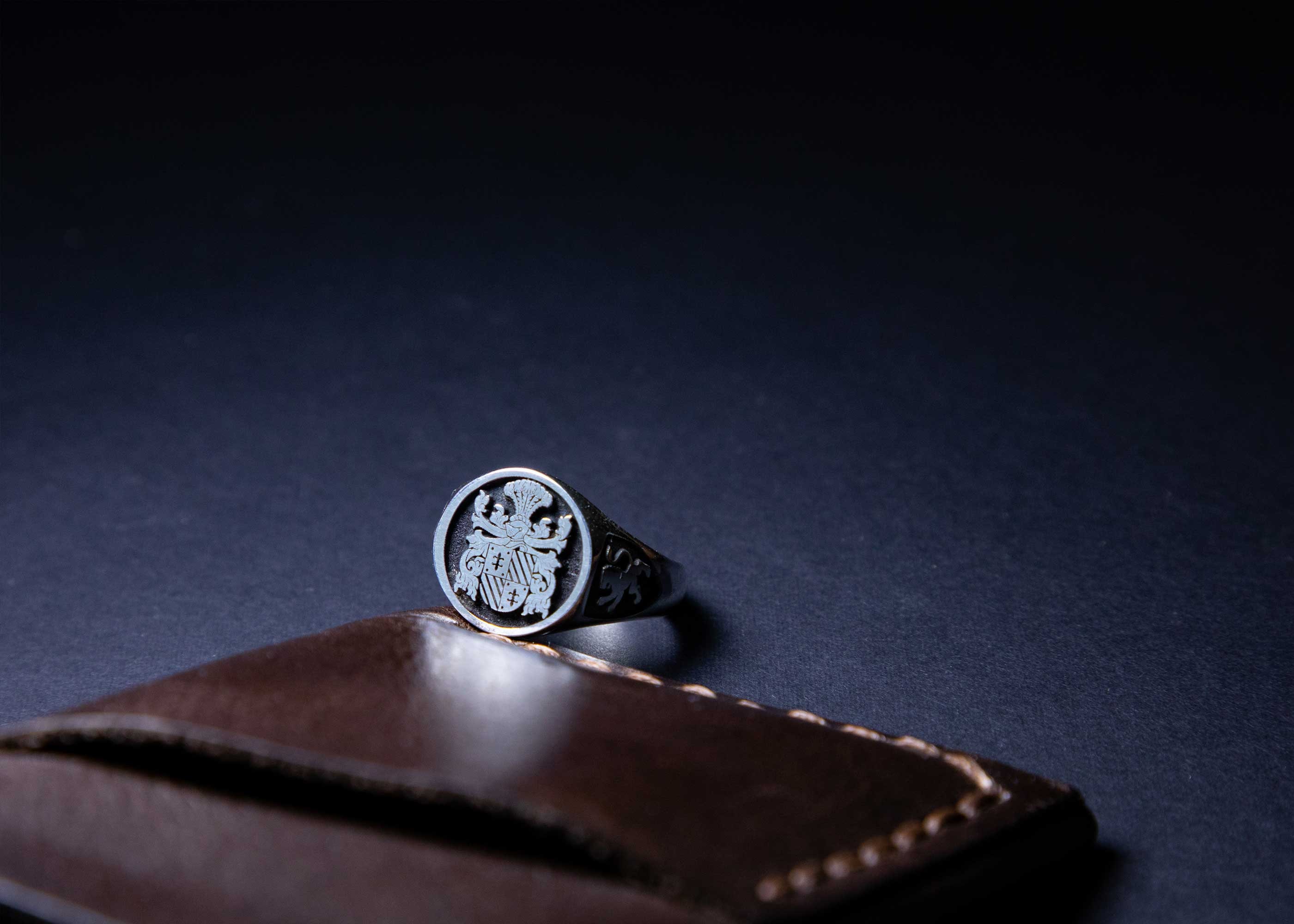 Personalized Signet Ring Custom Made Family Crest Signet Ring - Etsy ...