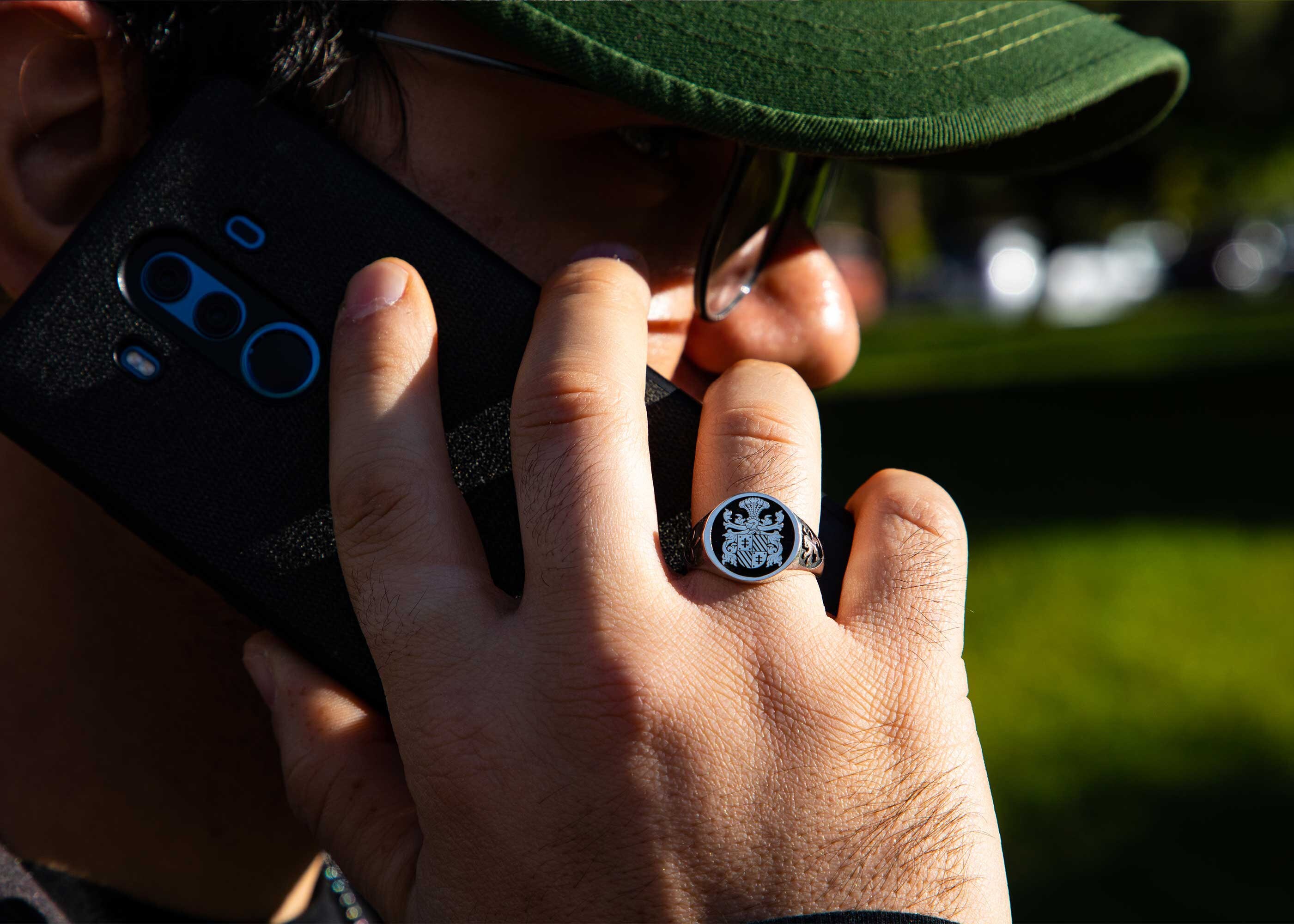 Personalized Signet Ring Custom Made Family Crest Signet Ring - Etsy ...