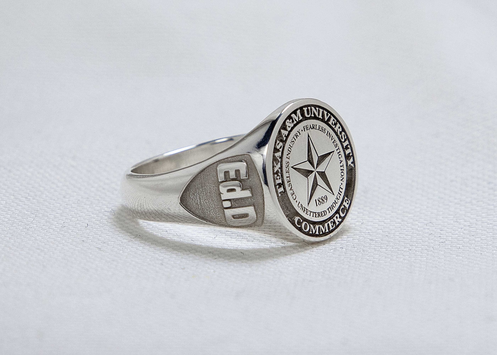 Custom Engraved College Graduation Ring Personalized Class - Etsy
