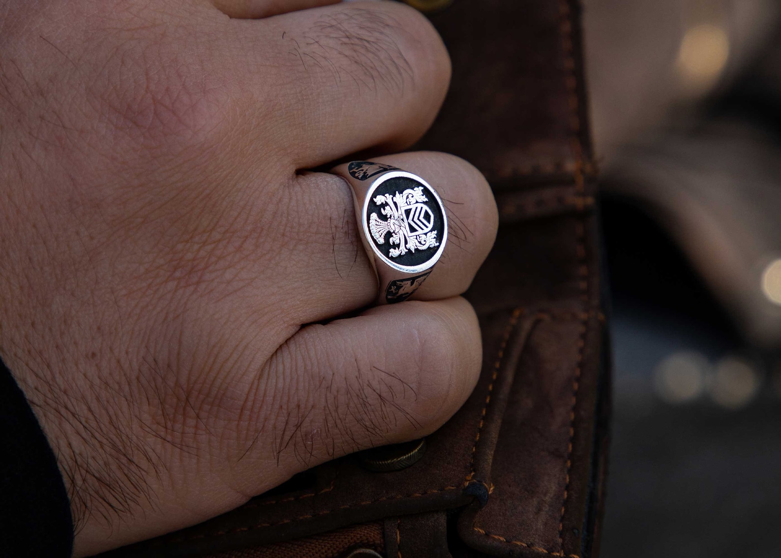 Personalized Signet Ring Custom Made Family Crest Signet Ring | Etsy