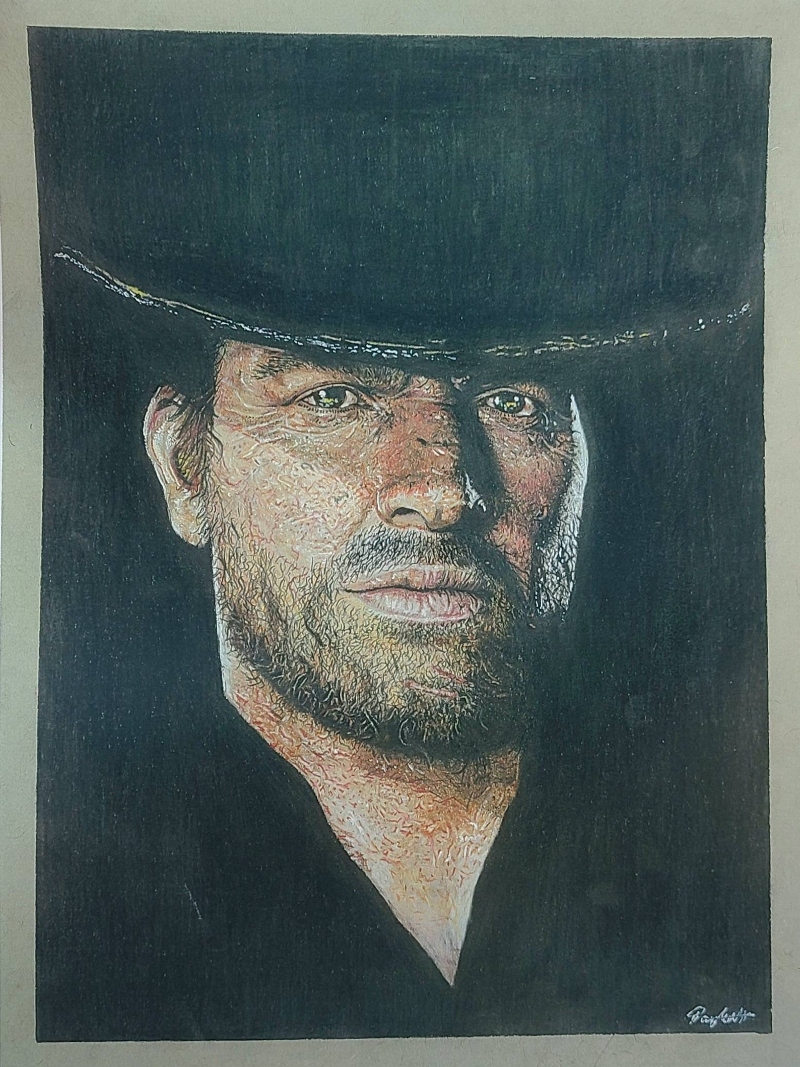 Arthur Morgan Coloured Pencil Print - Etsy