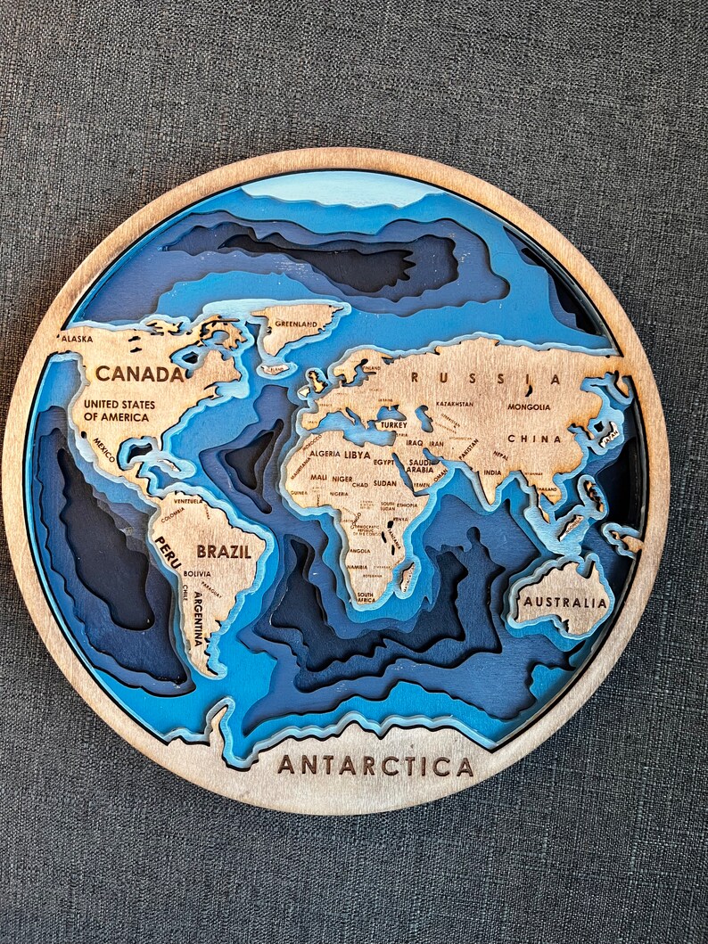 World Map - Etsy