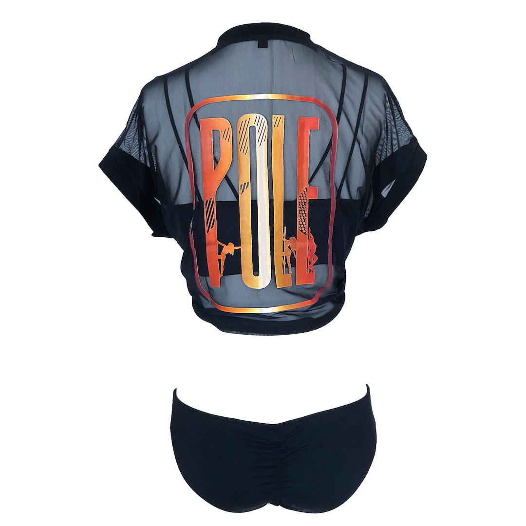 Brass Temptation Cropped Top - Pole Tee, Pole Top, Pole Wear, Pole ...