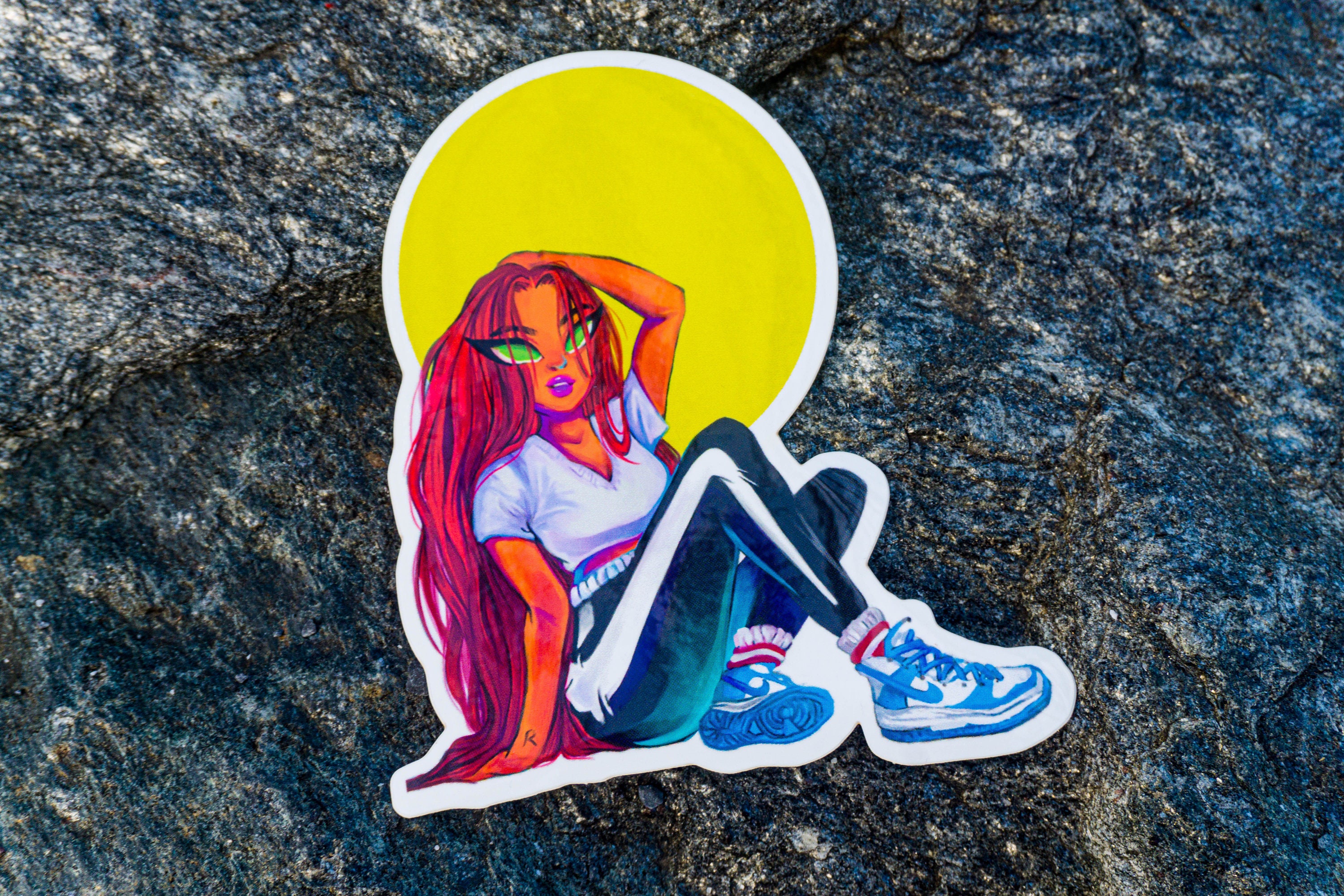 Full Body Starfire Teen Titans Sticker — lostjem