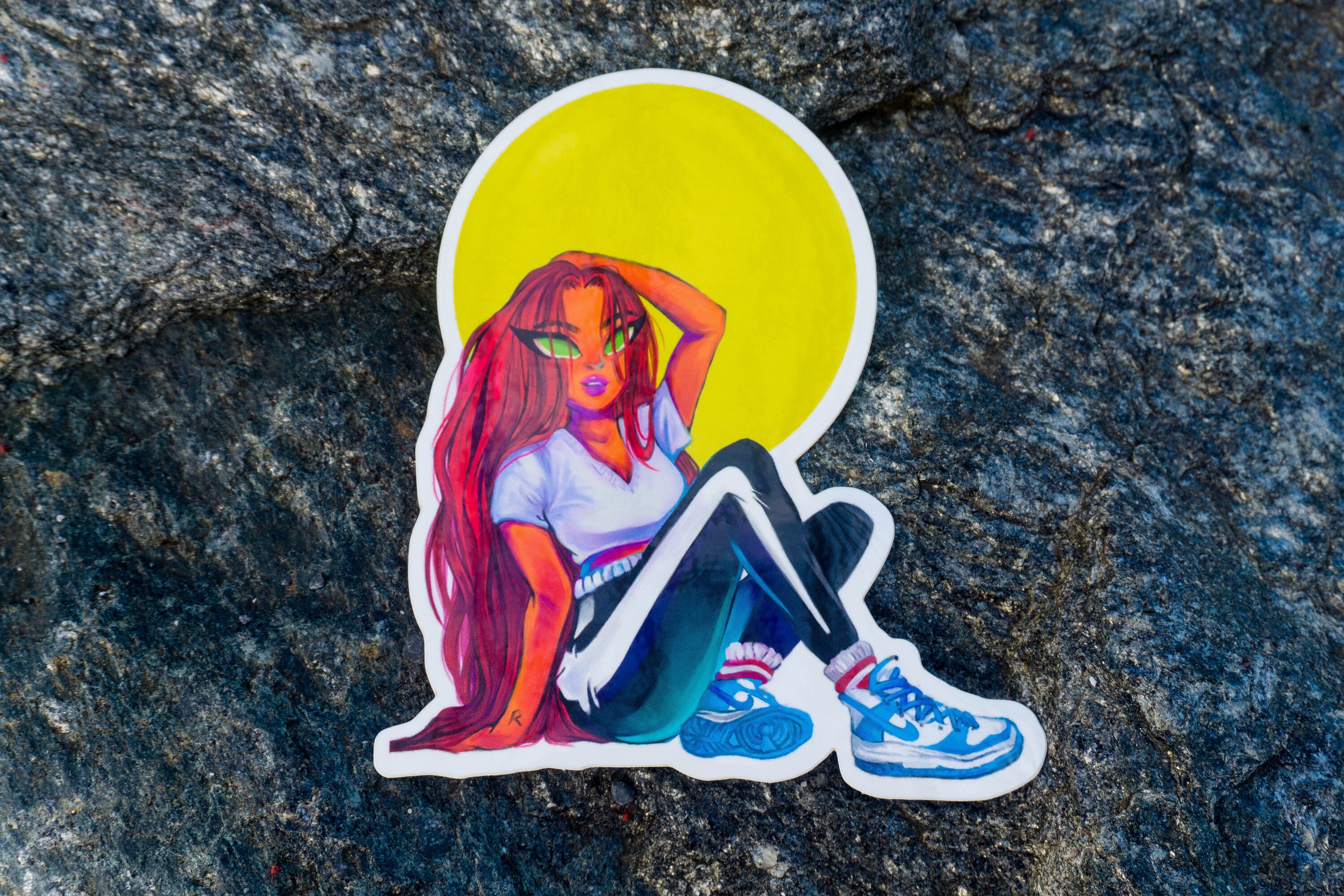 Full Body Starfire Teen Titans Sticker — lostjem