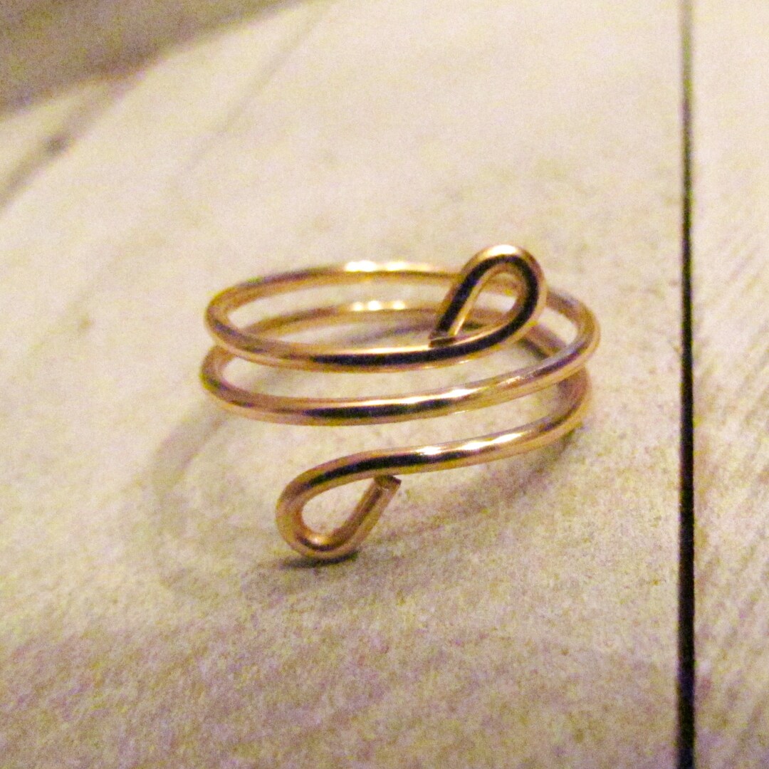 Adjustable Single Wrap Ring - Etsy