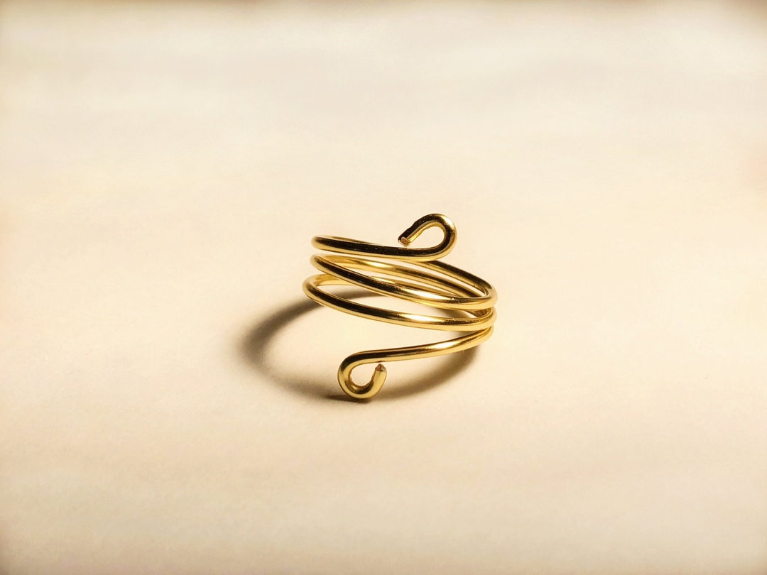 Adjustable Double Wrap Ring - Etsy
