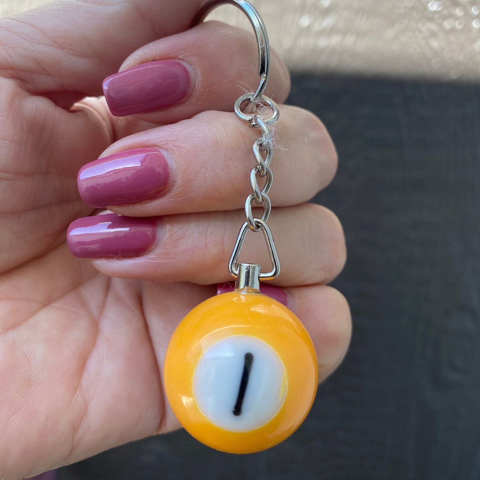 Pool Ball Keychain/ 8 Ball Keychain/ Vintage 8ball/ Billiards - Etsy UK