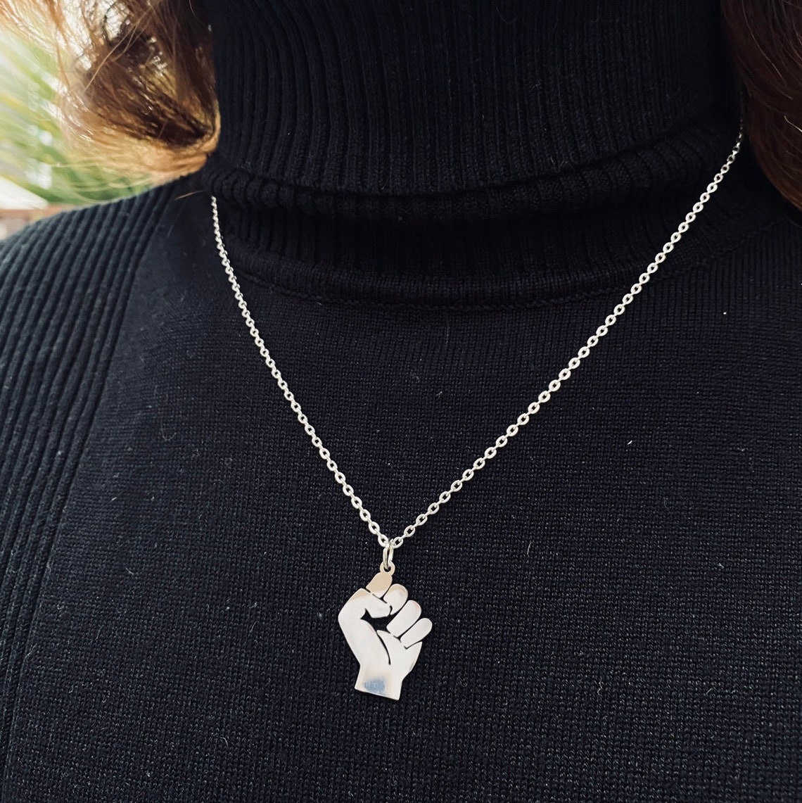 BLM Necklace/black Lives Matter Necklace/solidarity | Etsy