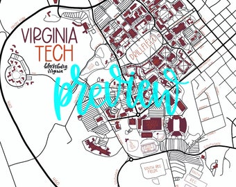Virginia State University Campus Map