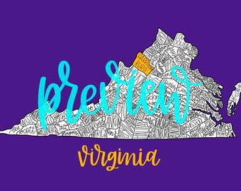 Jmu Map Art - Etsy