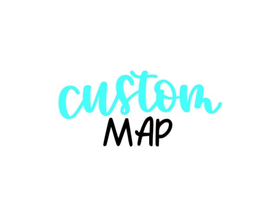 Custom Map | Etsy