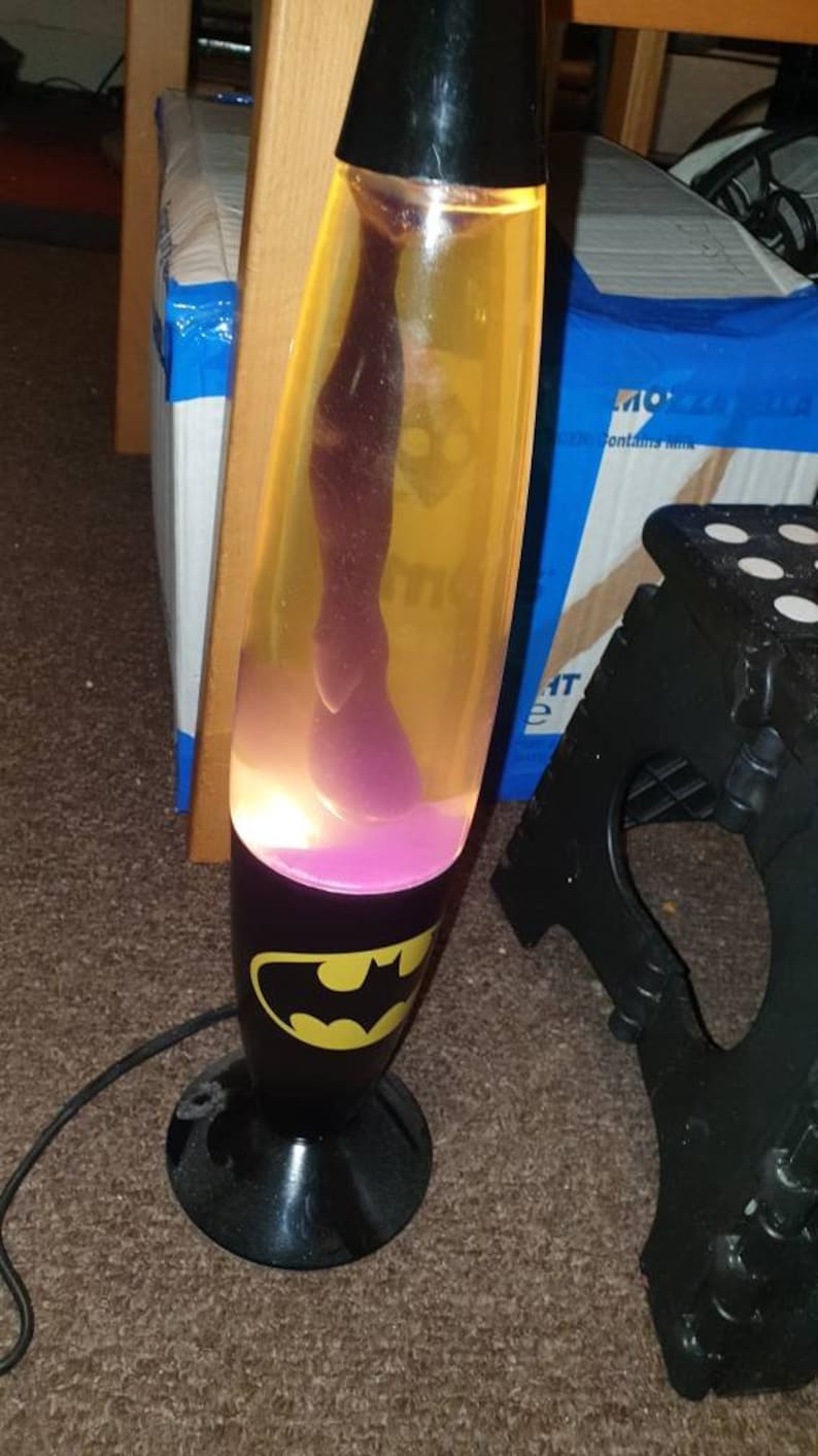 BATMAN Lava Lamp 1980s - Etsy