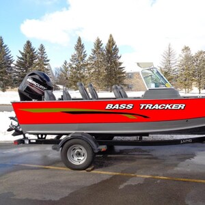 Bass Tracker Boat Decal Custom Set STRATUS - Etsy