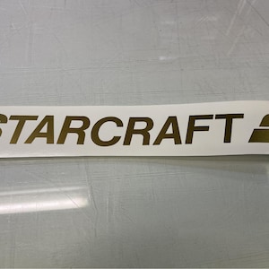 STARCRAFT 24" Metallic Boat Decals - Etsy