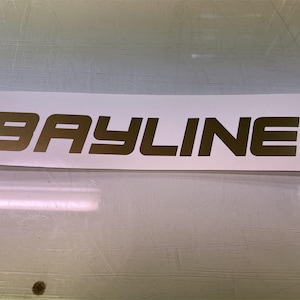 BAYLINER 24" Metallic Boat Decals - Etsy