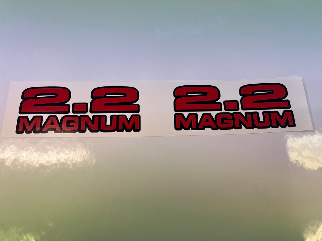 Dodge 2.2 MAGNUM Hood Fender Decals - Etsy