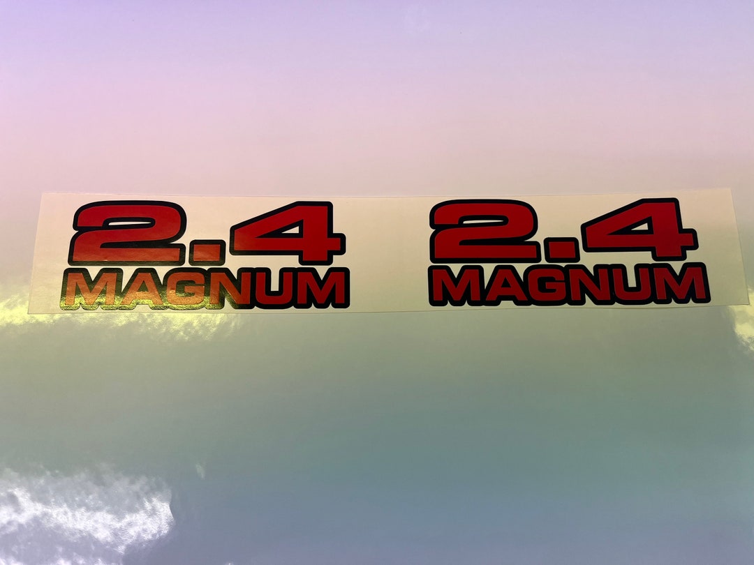 Dodge 2.4 MAGNUM Hood Fender Decals - Etsy