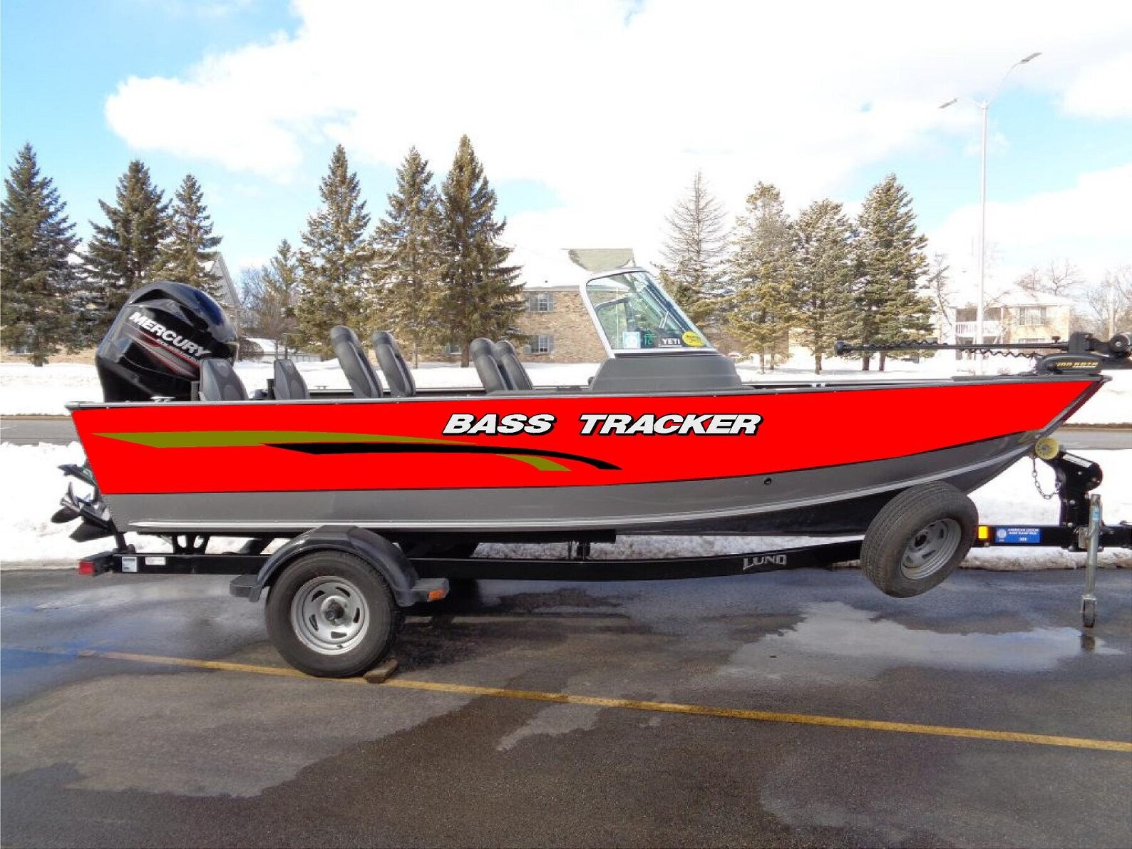 Bass Tracker Boat Decal Custom Set STRATUS - Etsy