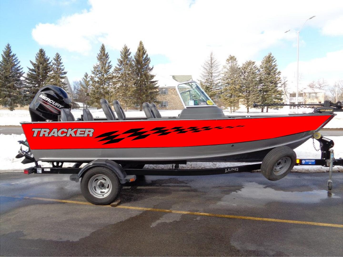 TRACKER Boat Decal Custom Set CHECKER - Etsy