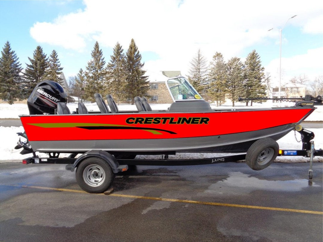 CRESTLINER Boat Decal Custom Set STRATUS - Etsy