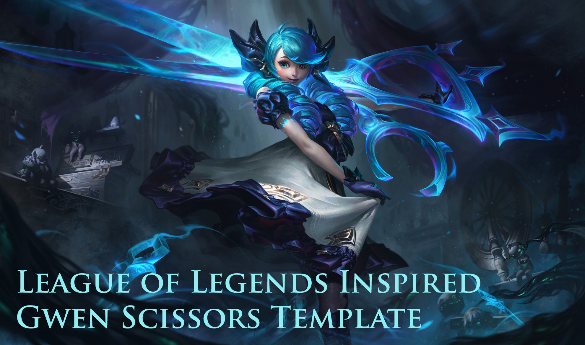 League of Legends inspirierte Gwen Scissors Template - Etsy.de