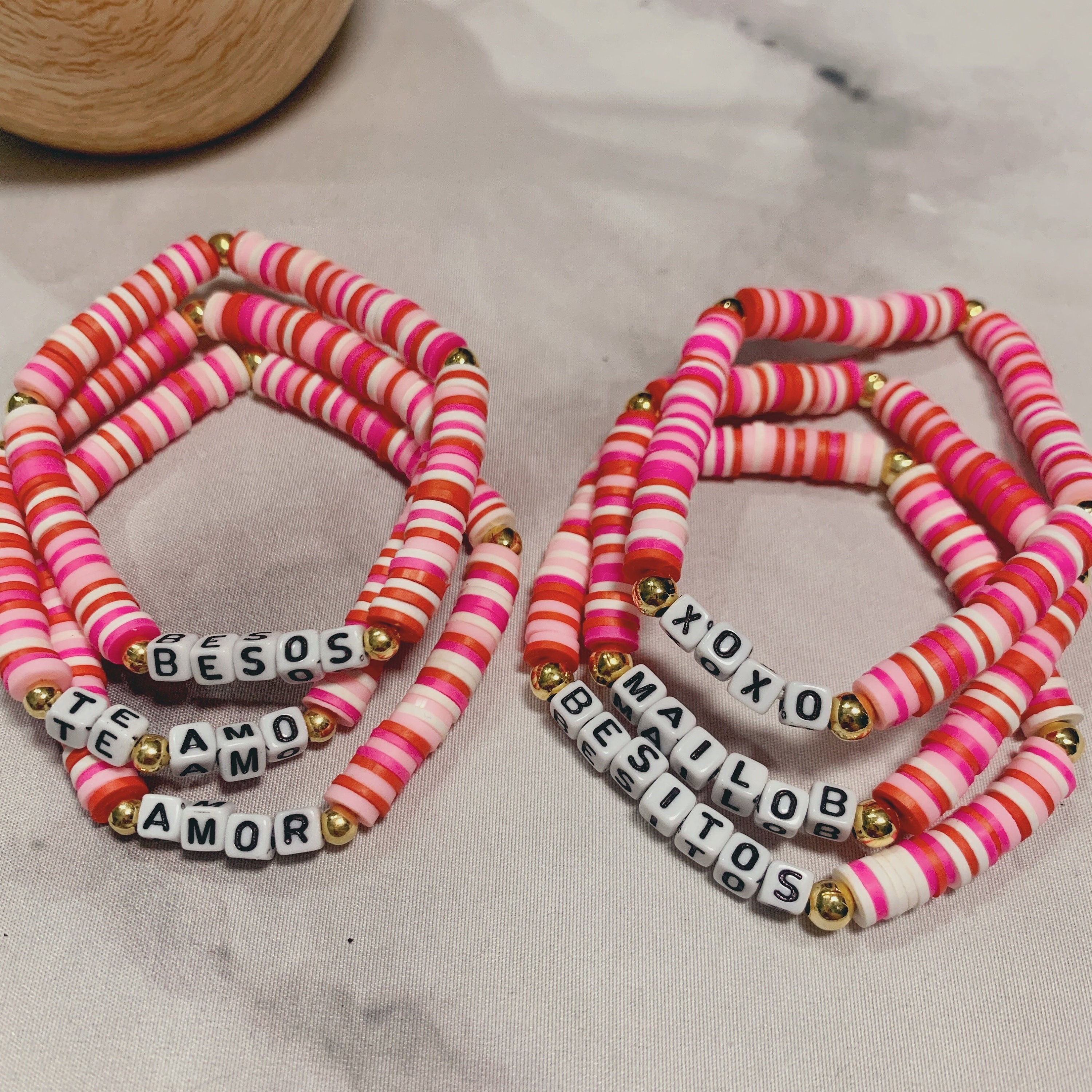 Love Amor Bracelet, Valentine, Dia Del Amor - Etsy