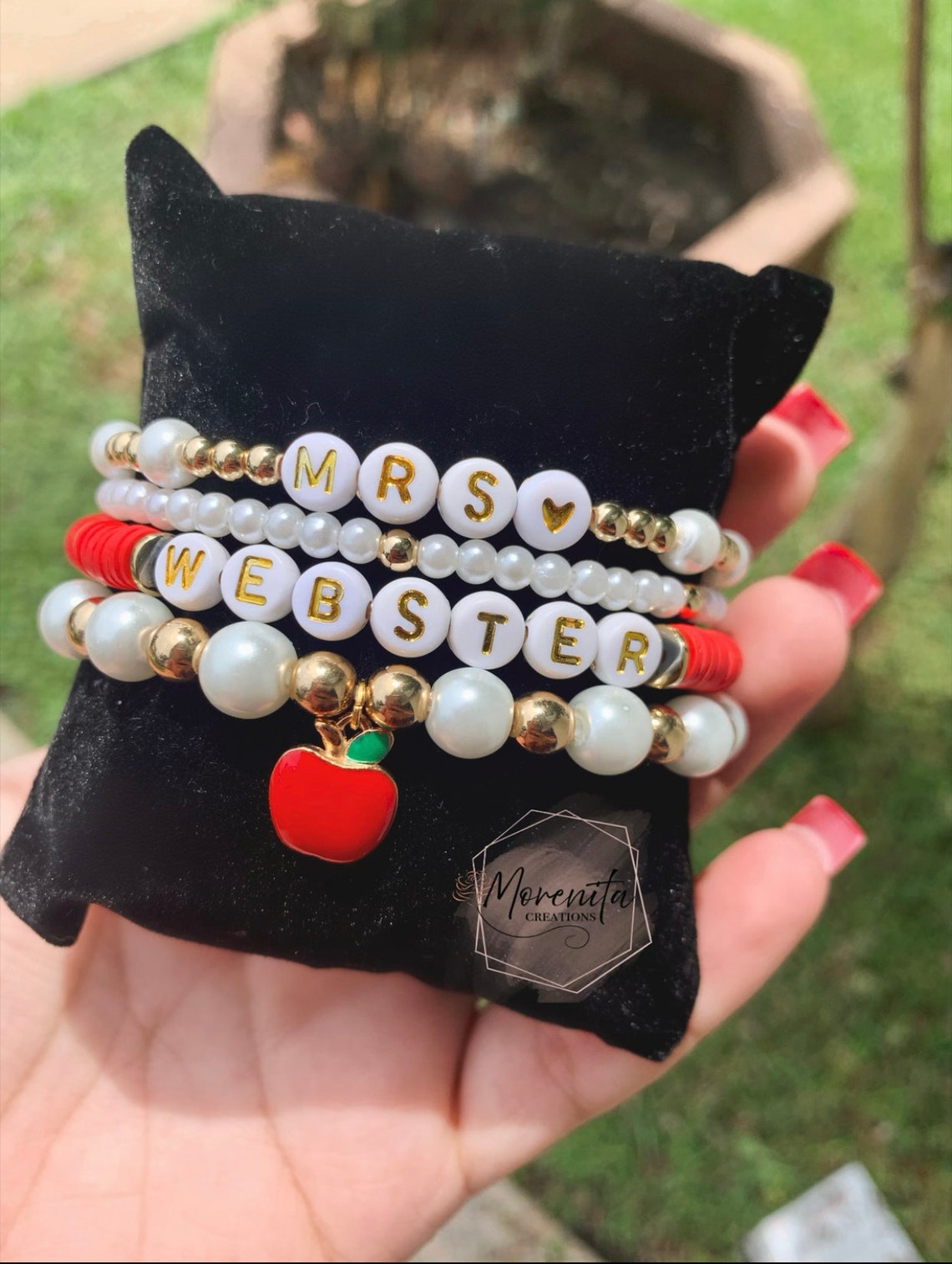 School Teacher Bracelet Teacher Bracelet Stack Teacher Gift - Etsy