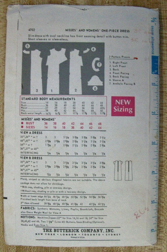 Sewing & Needlecraft Craft Supplies & Tools Dress Misses' Size 16 ...