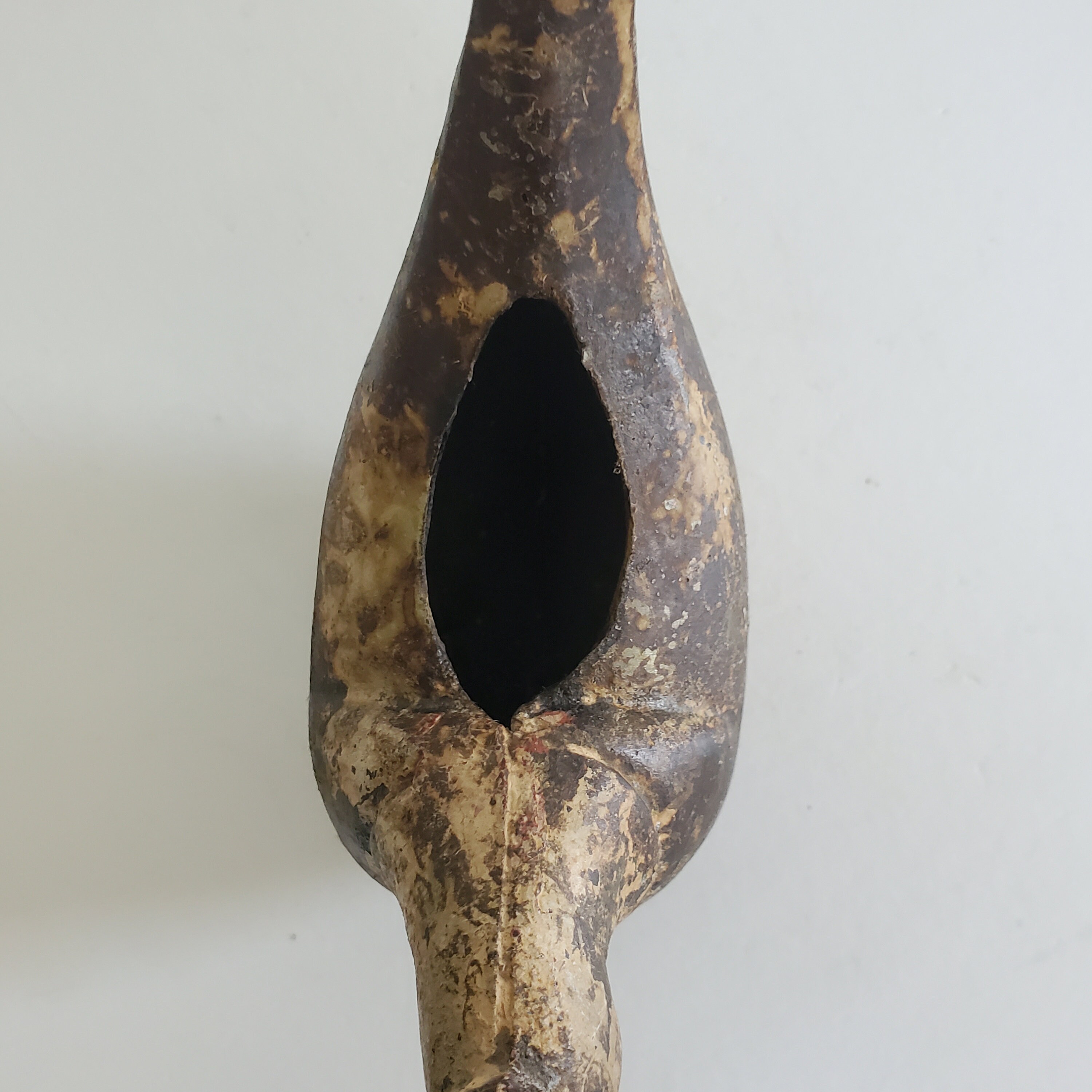 Japanese Cast Iron Koro Sculptural Bird, MCM Religious Asian Artifact ...