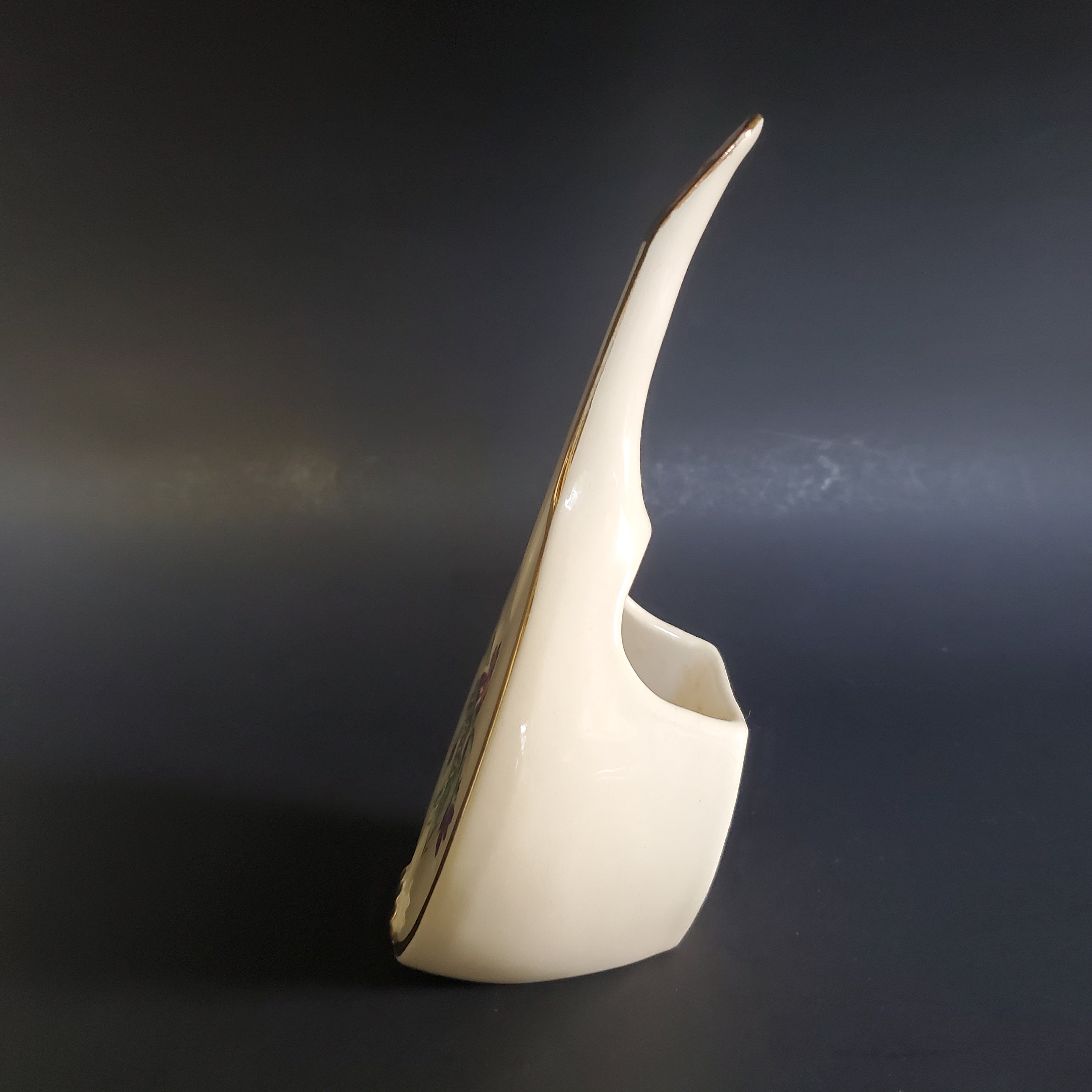 Vintage Moyer Mandolin Hanging Wall Pocket Planter Pot W/ Hand Painted ...