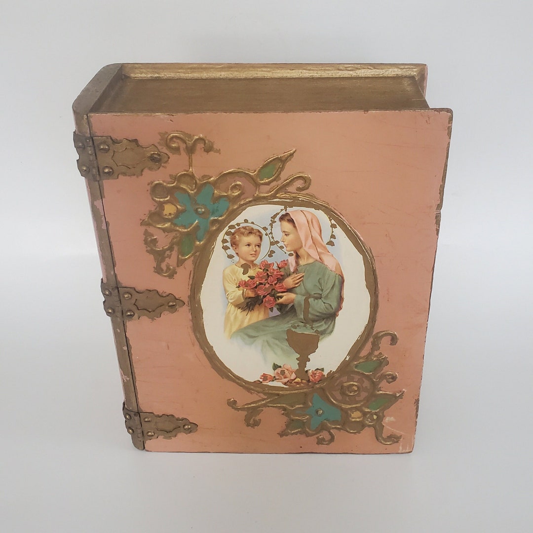 1940's Fairytale Art Faux Book Box for Secret Treasures & Memory ...