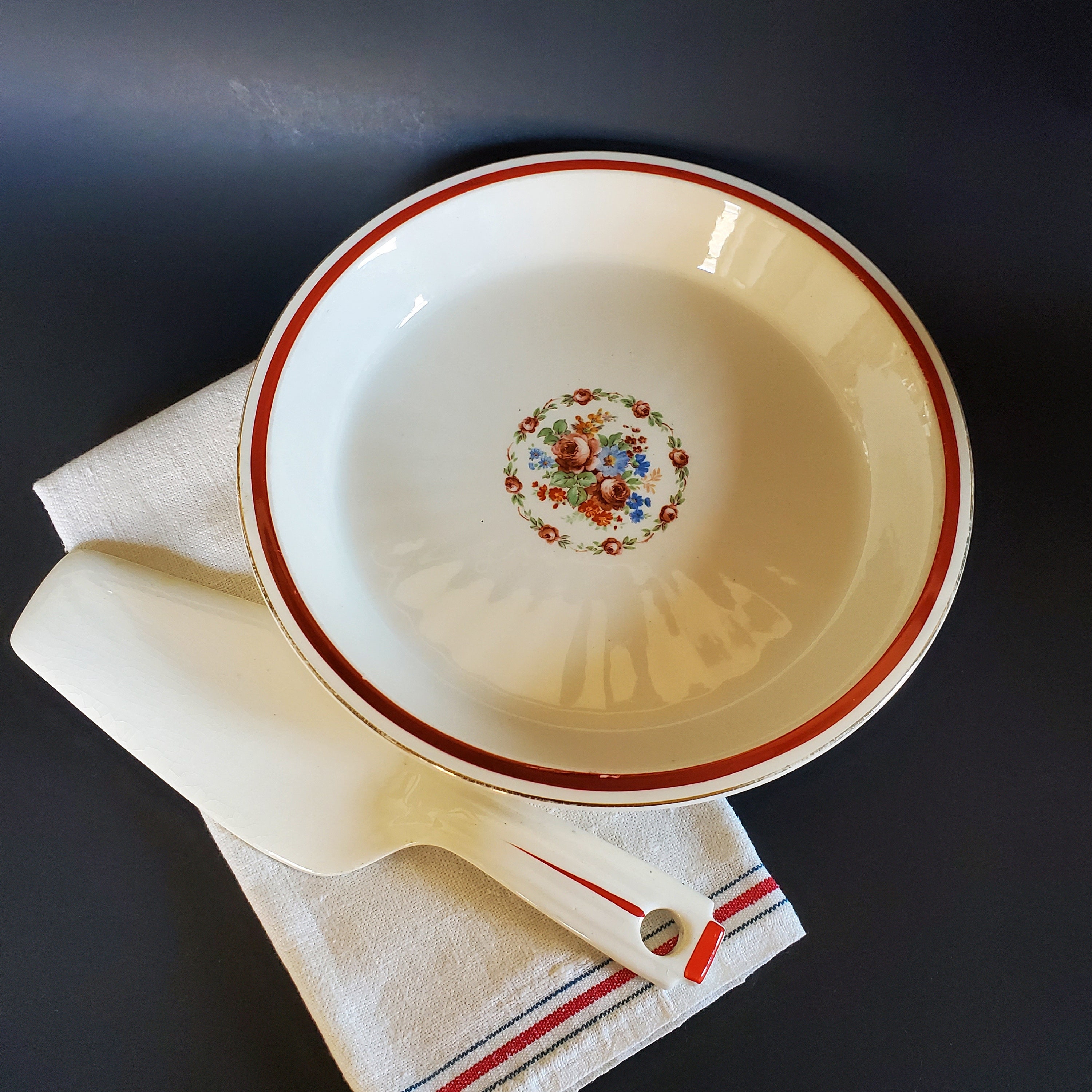 Paden City Pottery Bak-serv Oven Proof Ceramic Pie Pan Plate, Good ...