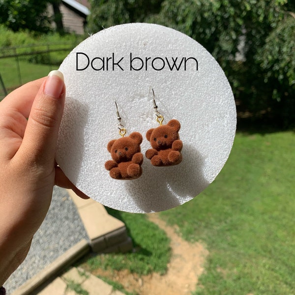 Bear Earrings - Etsy