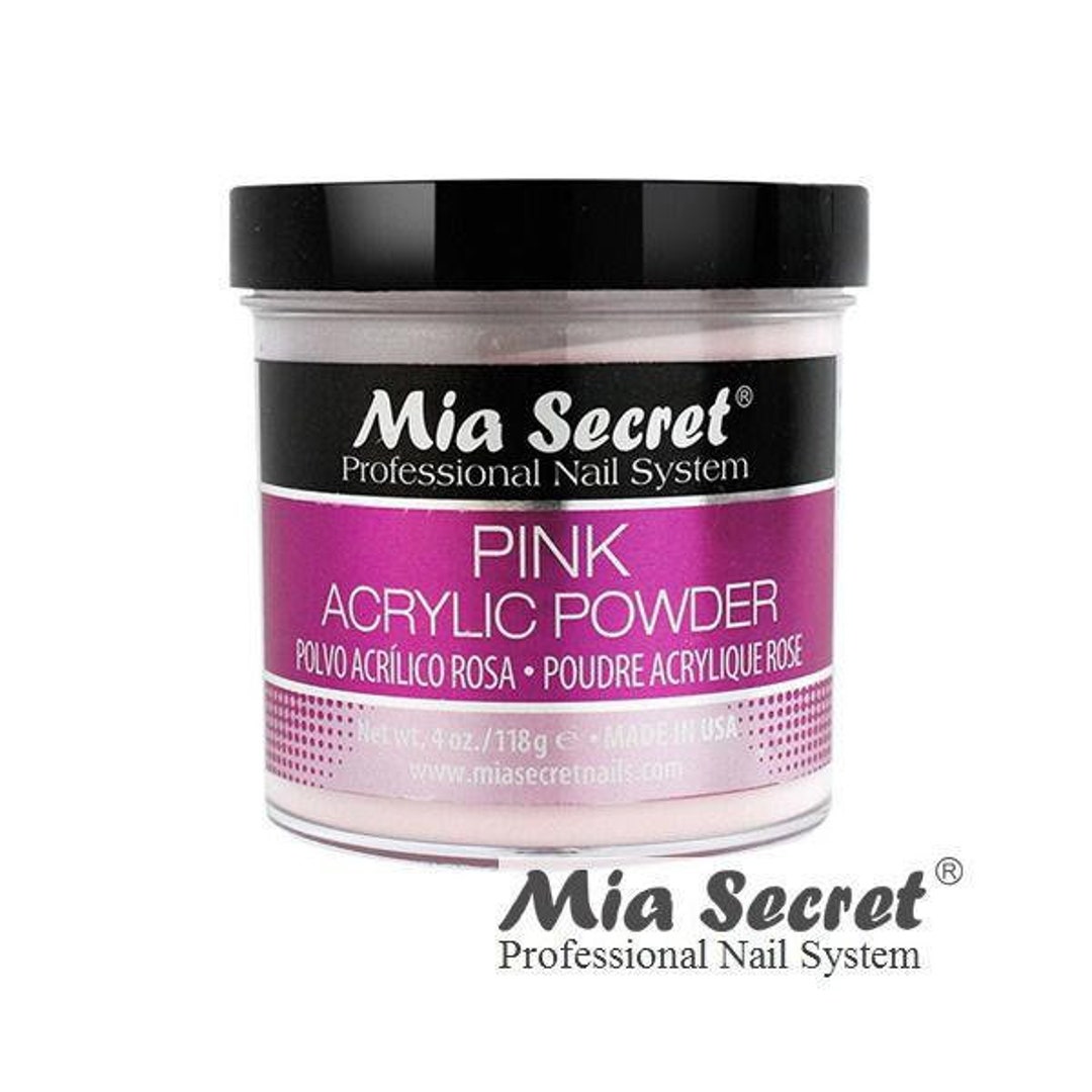 Mia Secret Arcylic Nail System PINK Powder 1 2 4 Oz - Etsy