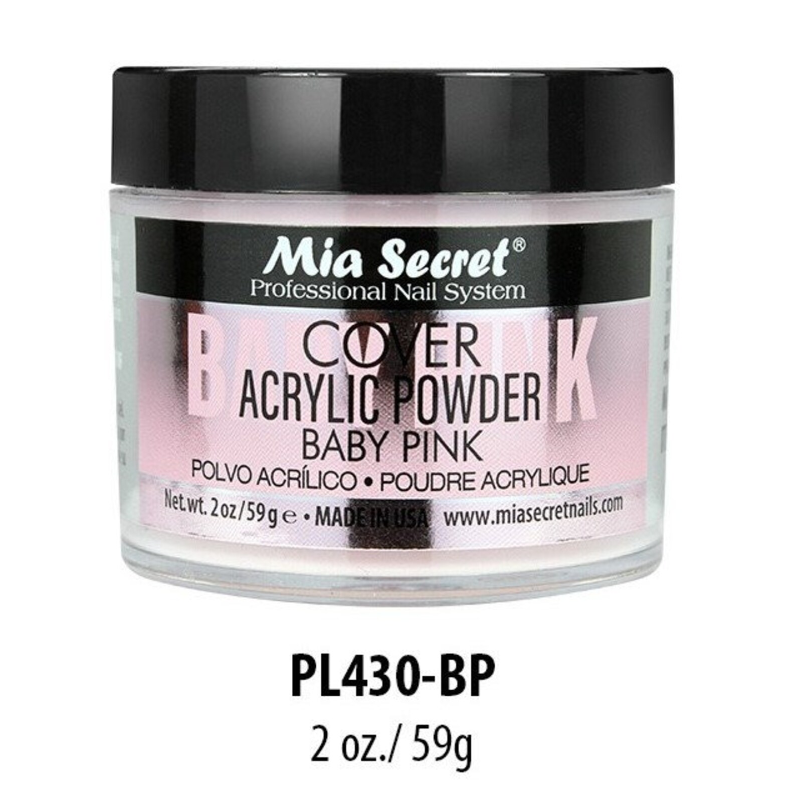 Mia Secret Cover Acrylic Powder Professional Nail System 2 Oz. - Etsy