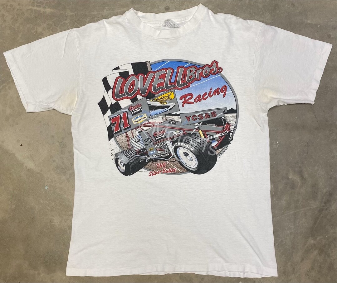 Vintage 1980’s Rick Hirst / Lovell Brothers Racing Sprint Car Tee ...