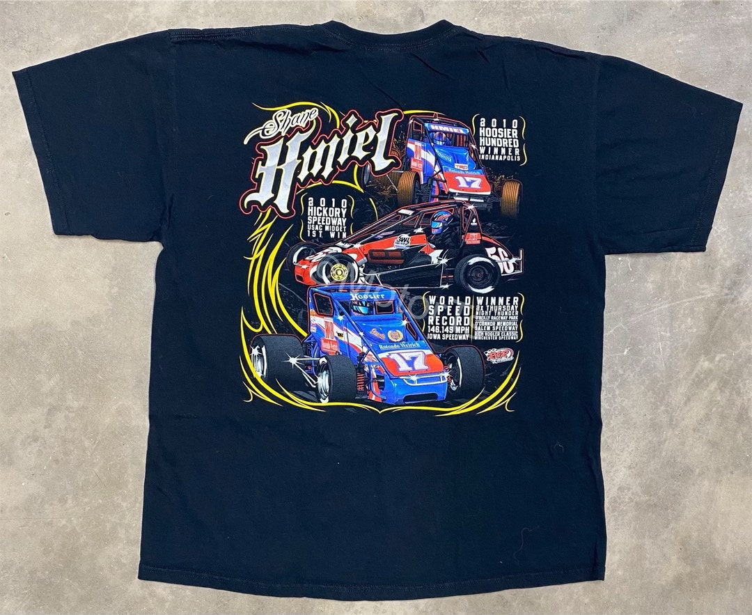 Rare! 2010 Shane Hmiel USAC Racing Tee - XL - Etsy