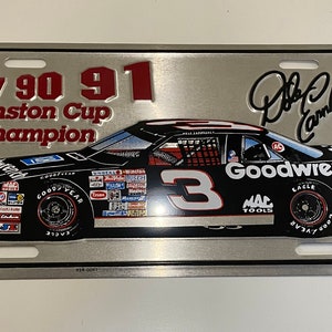 Various New/used Nascar License Plates aluminum - Etsy