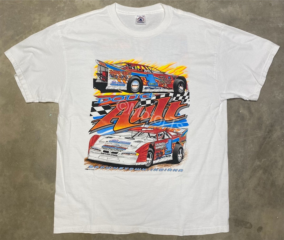 Vintage 1996 Doug Ault Dirt Late Model Racing Tee Large - Etsy
