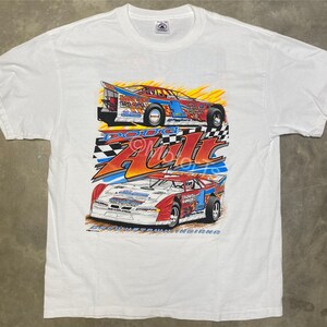 Vintage 1996 Doug Ault Dirt Late Model Racing Tee Large - Etsy