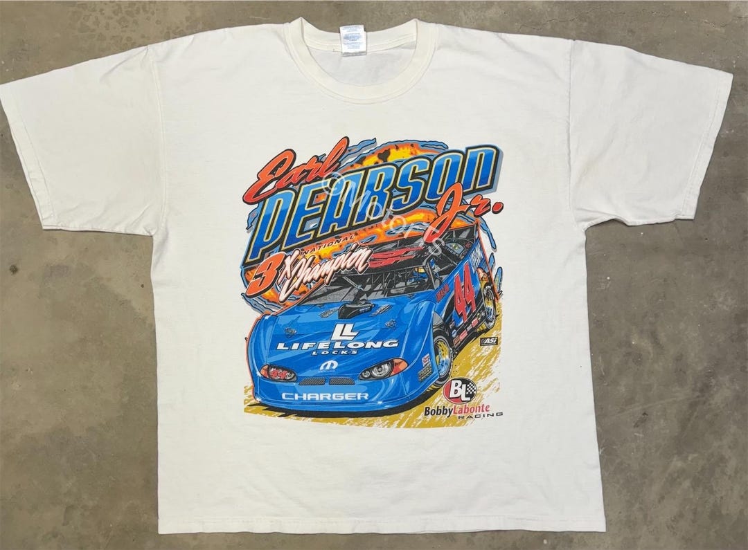 2007 Earl Pearson Jr. / Bobby Labonte Racing Dirt Late Model Tee - XL ...