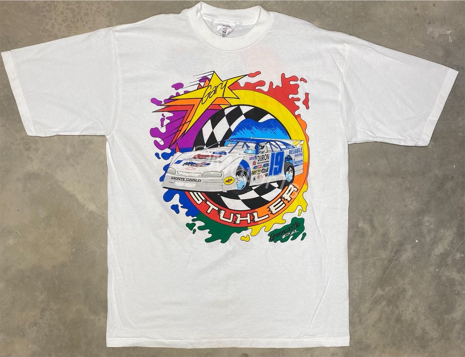 Vintage NOS 1990s Gary Stuhler #90 Dale Beitler Racing Dirt Late Model ...