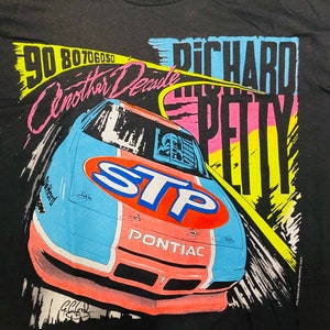 Vintage NOS 1990 Richard Petty Nascar STP Racing Tee Medium - Etsy