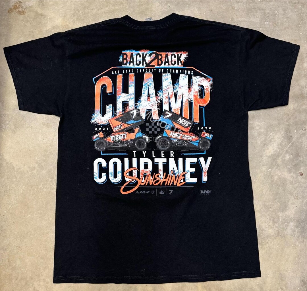2022 Tyler Courtney / NOS Energy / Sprint Car Tee - Large - Etsy