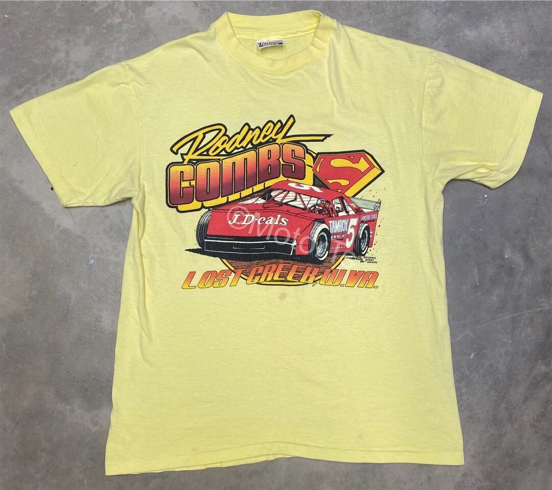 Vintage 1986 Rodney Combs Dirt Late Model Tee - Medium - Etsy
